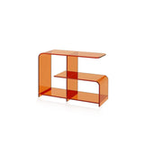 Acrylic Round Edge Retro Double Side Table – OnShelf