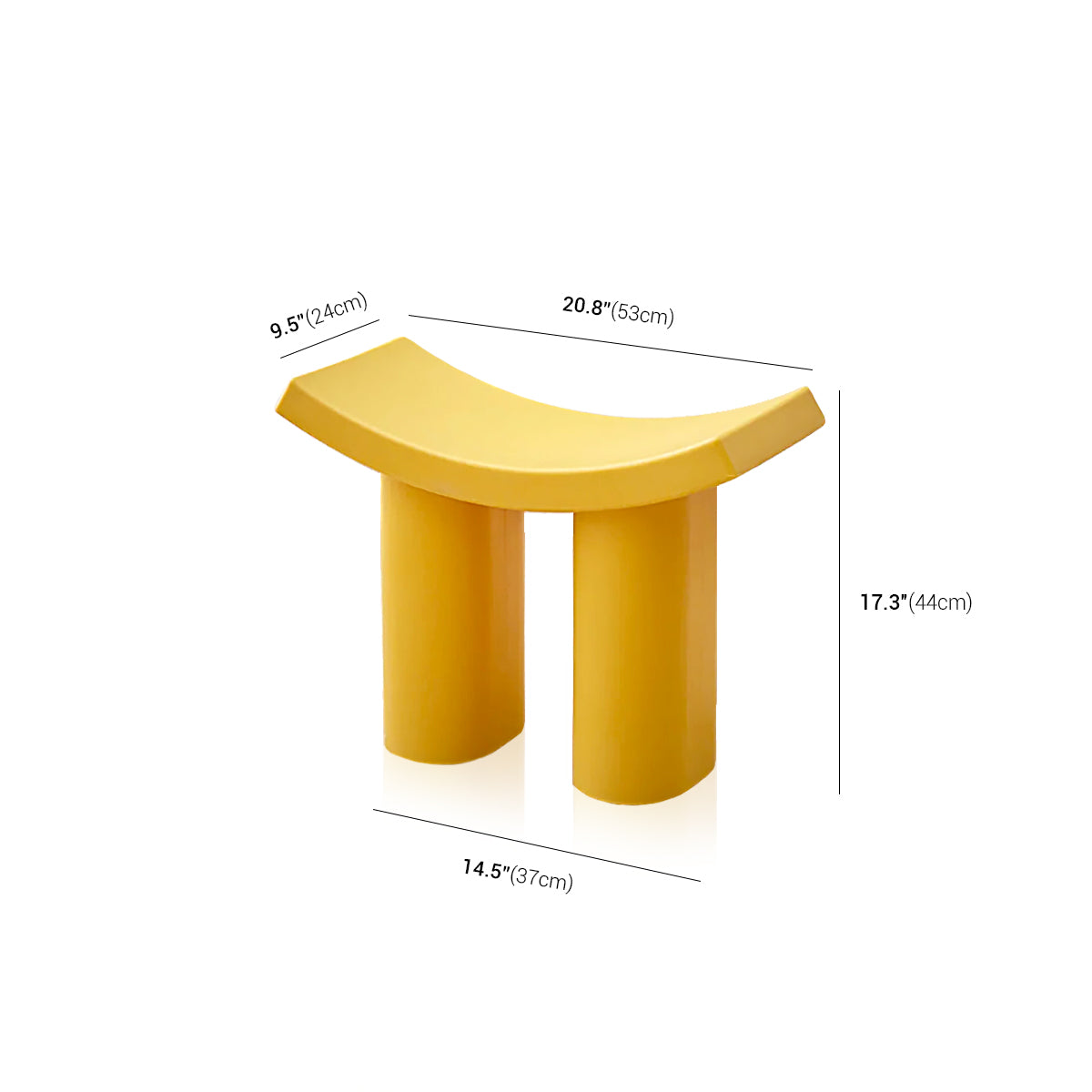 Color Accent ABS Stool – OnShelf