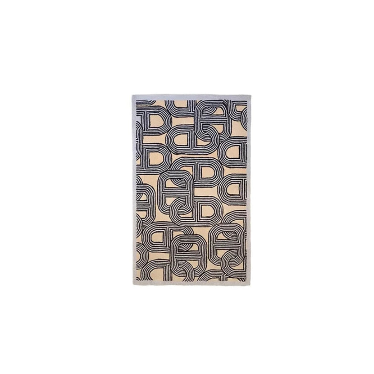 French Style Chain Pattern Carpet Area Rug