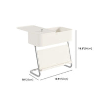 Metal Frame Slide Top Side Table – OnShelf