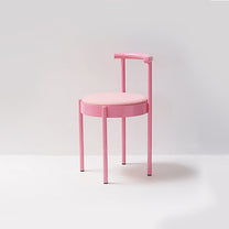 Mid-Century Modern Metal Leg Color Round Chair – OnShelf