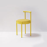 Mid-Century Modern Metal Leg Color Round Chair – OnShelf