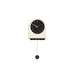 Modern Arch with Wavy Design Pendulum Clock – OnShelf