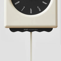 Modern Arch with Wavy Design Pendulum Clock – OnShelf