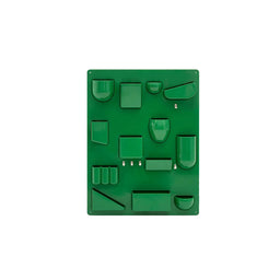 Retro Wall Mount Colored Storage Organizer Rack