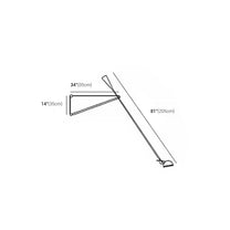 Rotating Long Pole Dimmable Industrial Wall Lamp – OnShelf