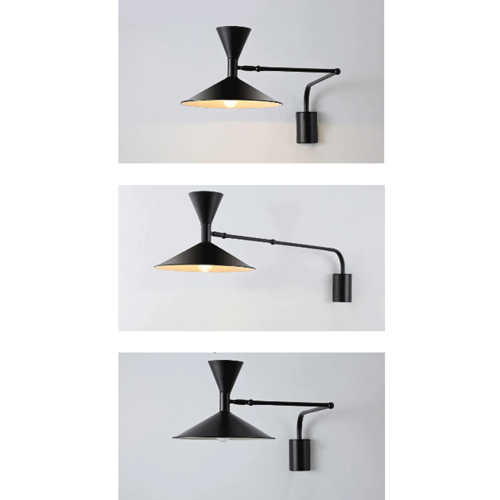 Swing Arm Scone Plug in Wall Lamp