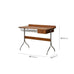 Japanese Walnut Computer Desk with Drawers – OnShelf