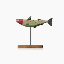 Freshwater Fish Hand-Crafted Wooden Sculpture – OnShelf