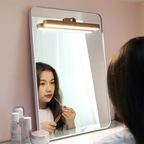 3 Modes Portable Cordless Touch Wood Light Bar